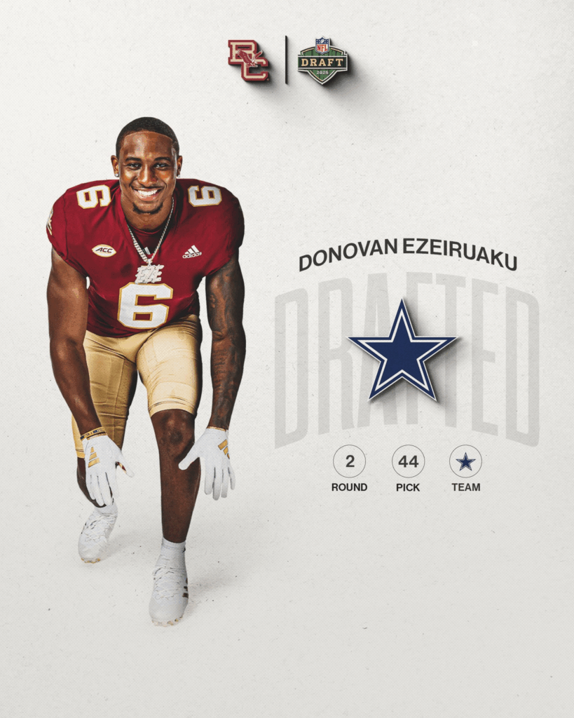 Dallas Bound: Donovan Ezeiruaku Drafted By The Cowboys - We Never Stop
